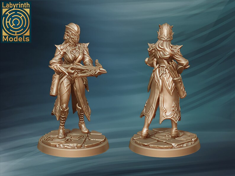 Dark Elf Guards by Labyrinth Models - Etsy