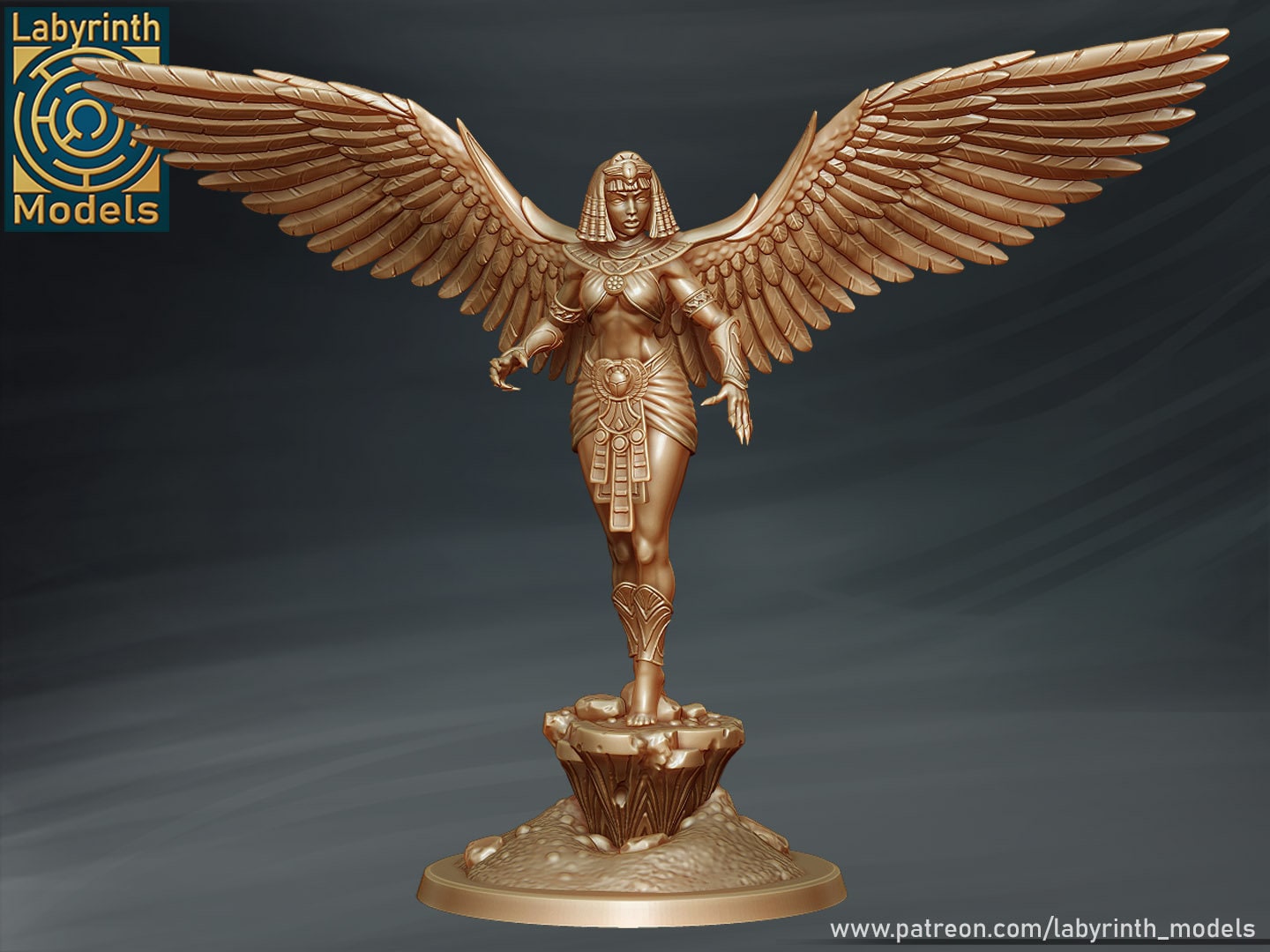 Kemet Sphinx by Labyrinth Models custom - Etsy