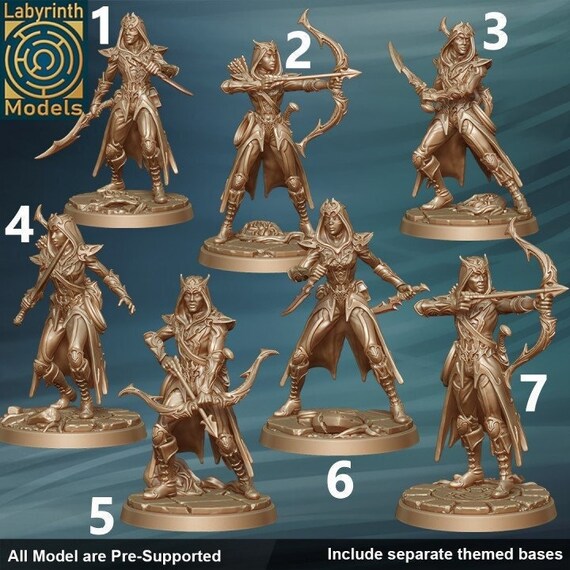 Dark Elf Talons by Labyrinth Models - Etsy