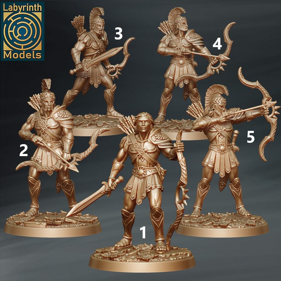 Warriors of Apollo by Labyrinth Models - Etsy