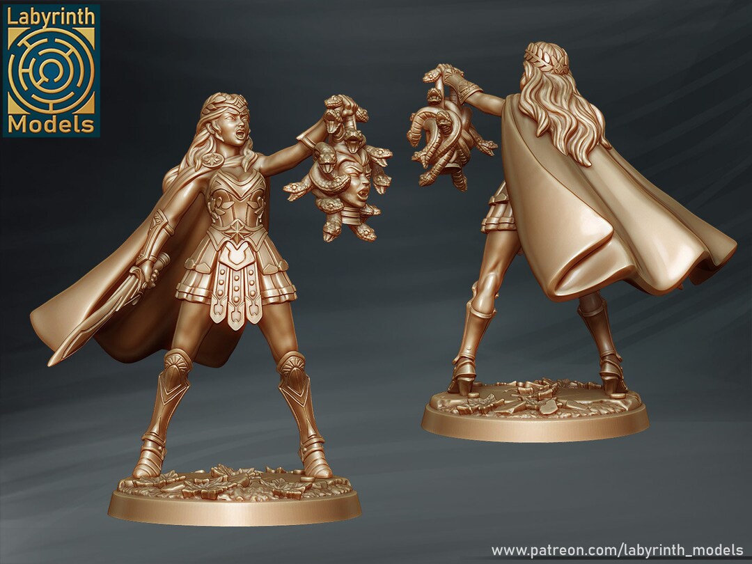 Princess Andromeda by Labyrinth Models - Etsy