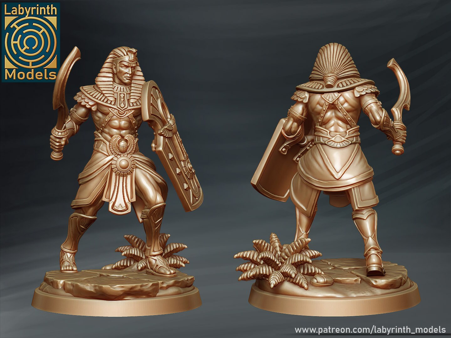 Kemet Nile Warriors by Labyrinth Models - Etsy