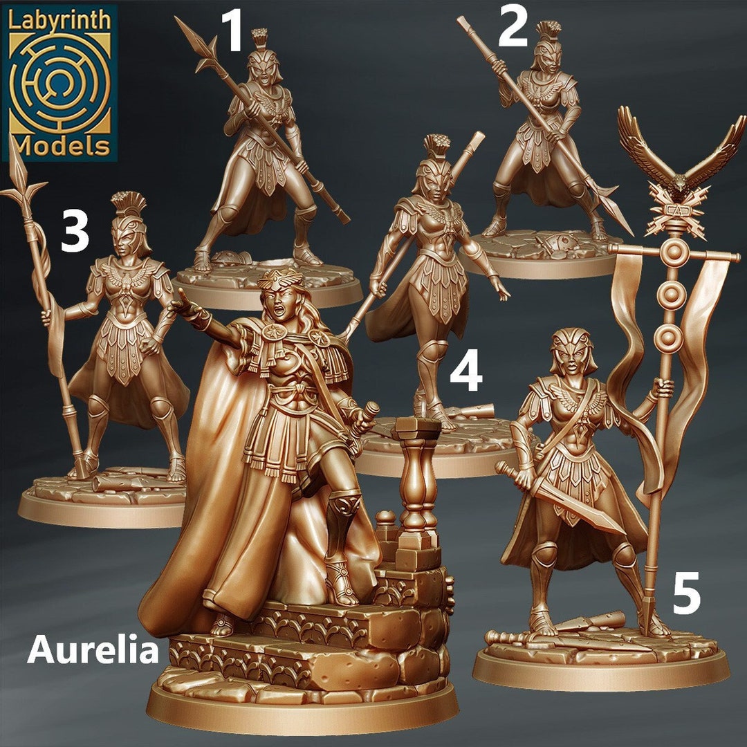 Aquila Imperatrix Aurelia and Guard by Labyrinth Models - Etsy