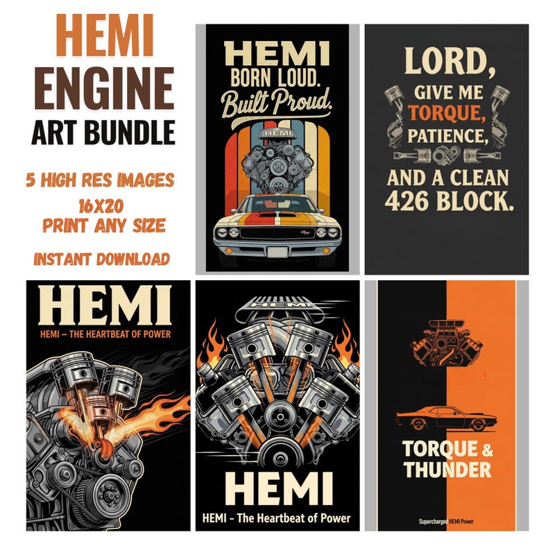 Hemi Print - Etsy