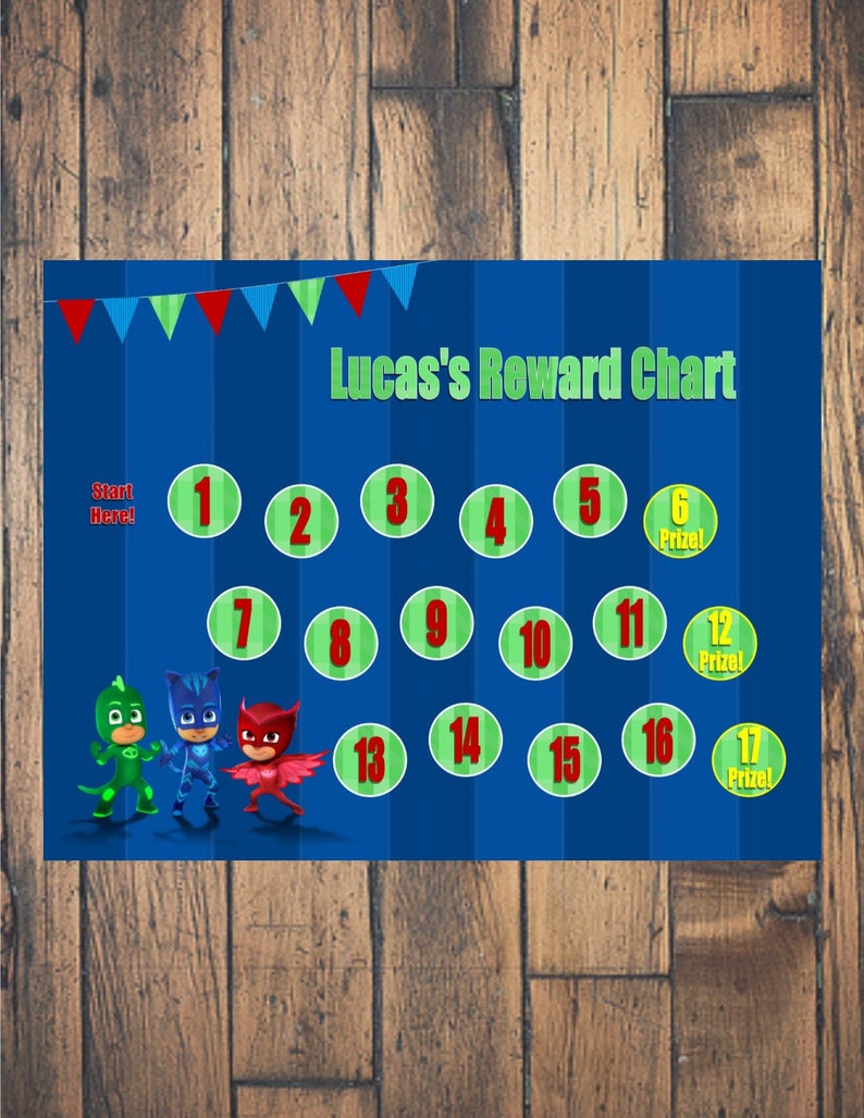 Hulk Super Hero Themed Reward Chart Digital PDF Files or | Etsy