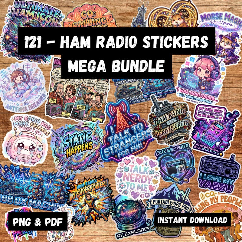 Sticker Ham Radio Funny - Etsy