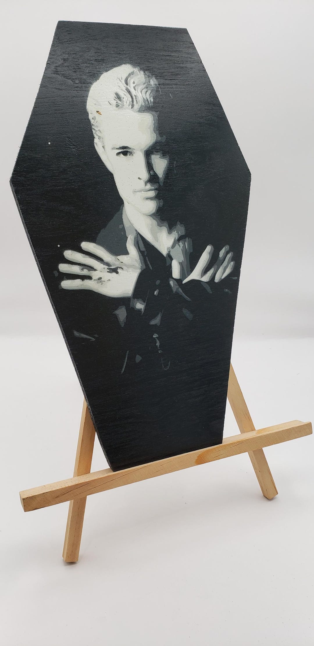 Spike Buffy Horror Coffin Wood Wall Pop Art - Etsy