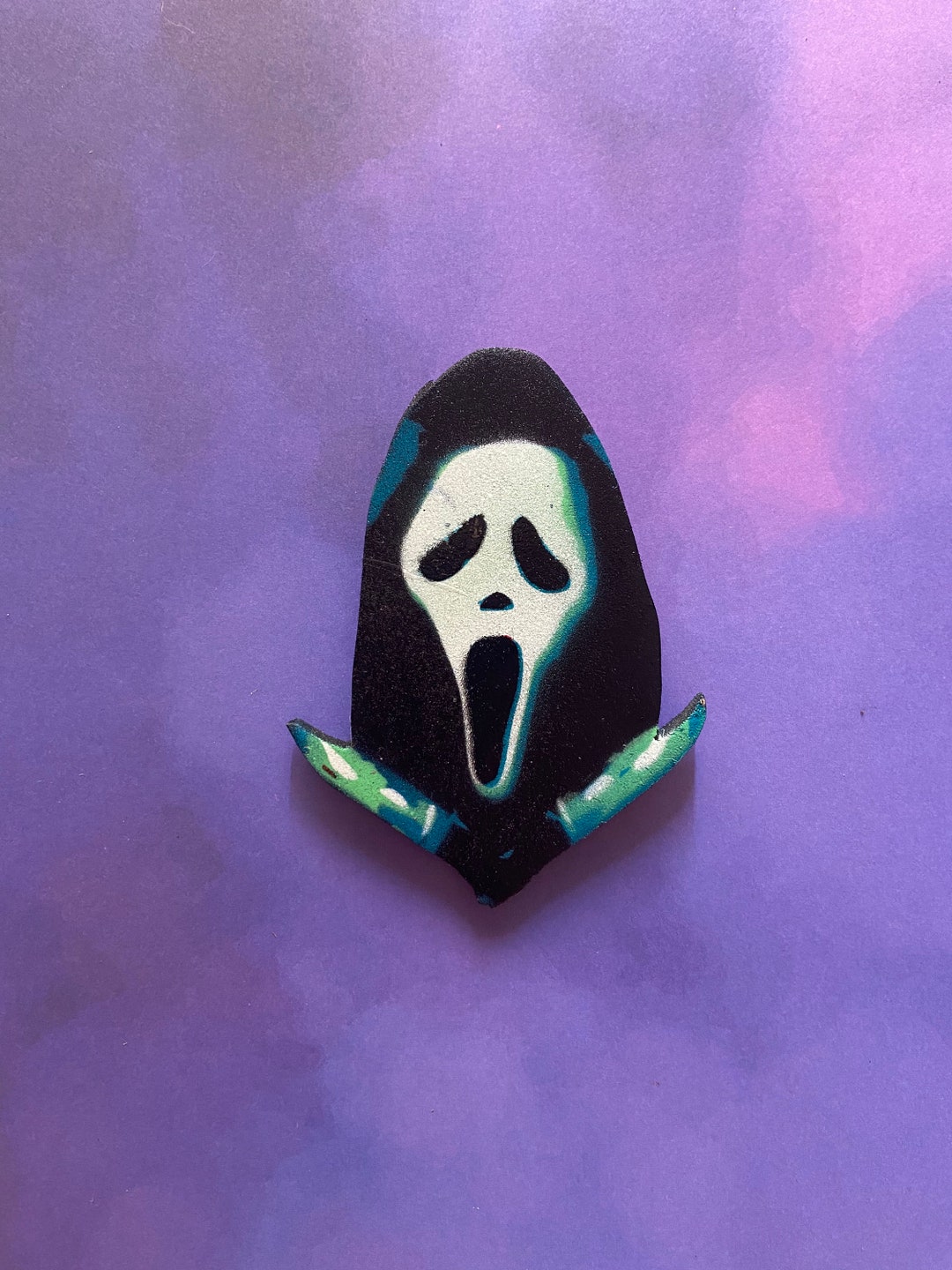 Ghostface Blue Green Scream Horror Fridge Magnet - Etsy