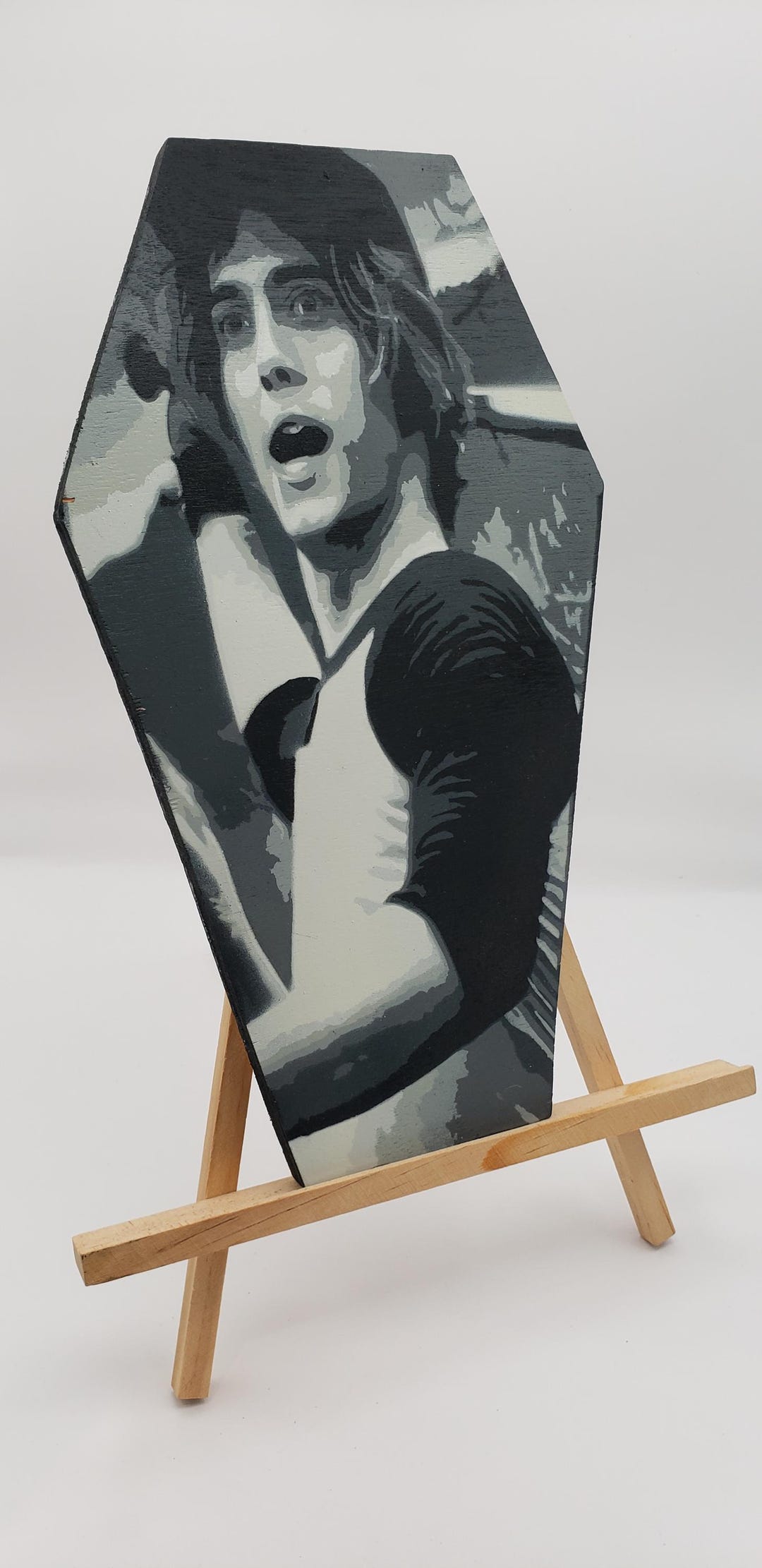 Jasper Twilight Horror Coffin Wood Wall Pop Art - Etsy