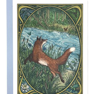 Woodland Animal Card Variety Pack - 4 Digitally Printed Cards W/ Fun ...