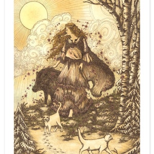 Freya Brings Spring - Limited Edition Archival Art Print in Various ...