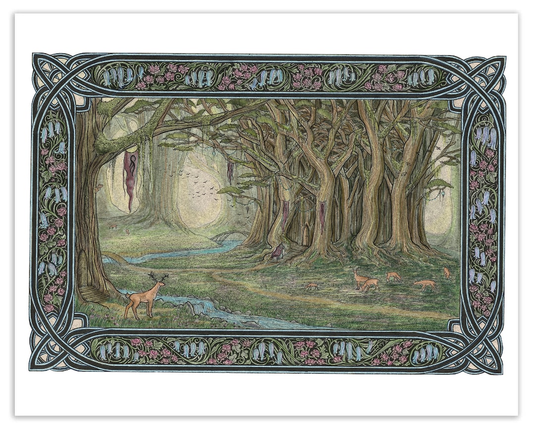 Ellesmera : Elf City - Limited Edition Archival Art Print in Various ...