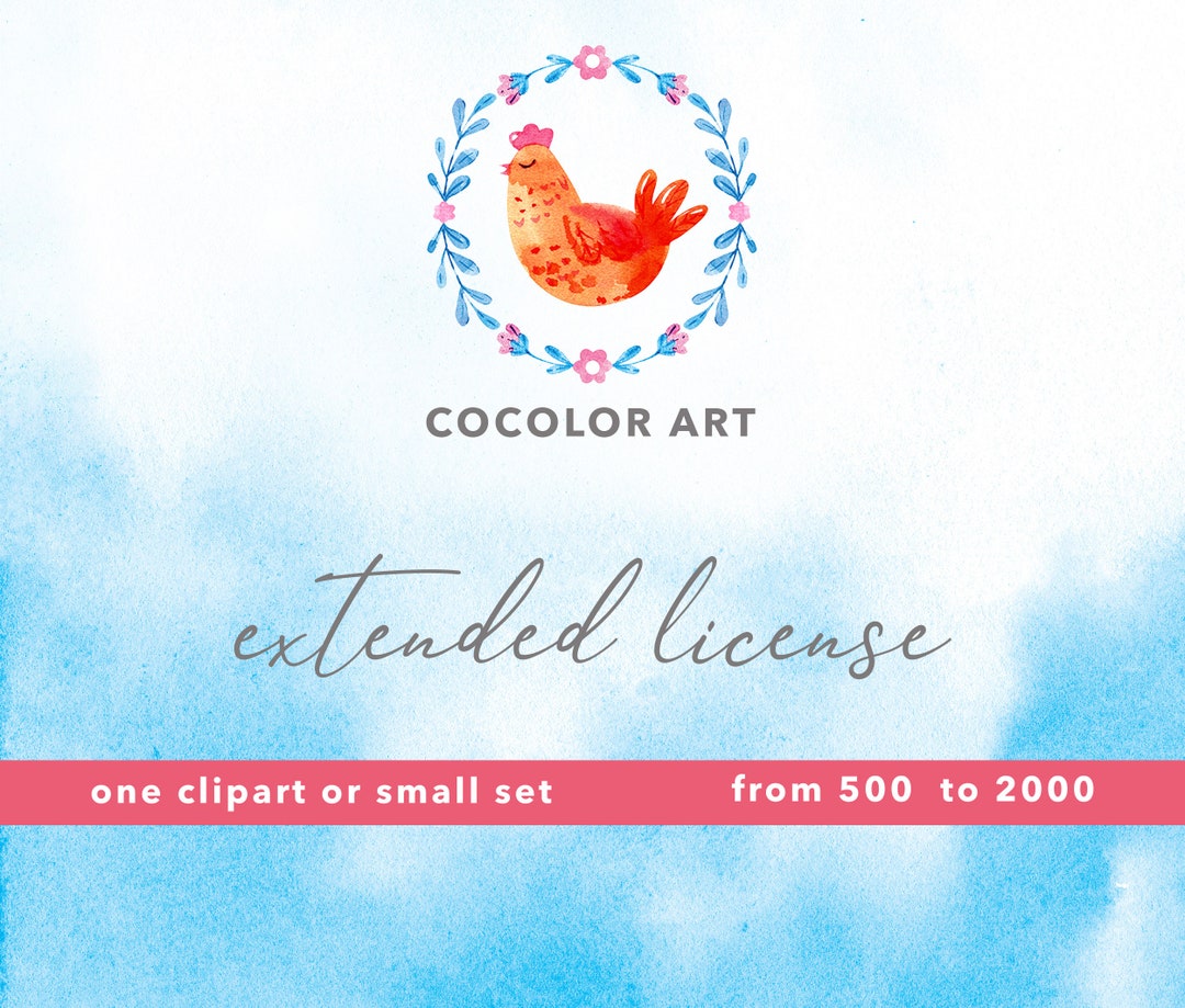 Extended License One Clipart - for One Clipart or Small Clipart Set ...