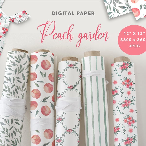 Peach Background - Etsy
