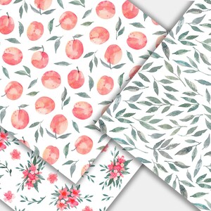 Digital Paper - Scrapbook Paper - Seamless Patterns - Digital ...