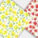 Watercolor Fruits Digital Paper Pack, Seamless Pattern, Scrapbooking ...
