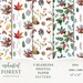 Floral Digital Paper - Watercolor Scrapbook Papers - Seamless Patterns ...