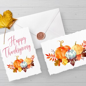 Pumpkin Clipart, Thanksgiving Clipart PNG Watercolor Autumn Leaf ...