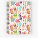Summer Watercolor Ice Cream Digital Paper Seamless Patterns Set ...
