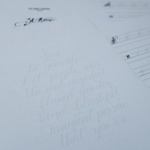 Flourish Calligraphy Printable Workbook Lettering Practice Guide ...