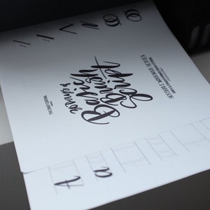 Basic Brush Script Calligraphy Printable Workbook Brush Lettering ...