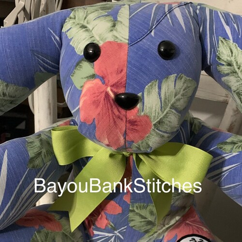 Memory Stuffies Made From Loved Ones Clothing - Etsy