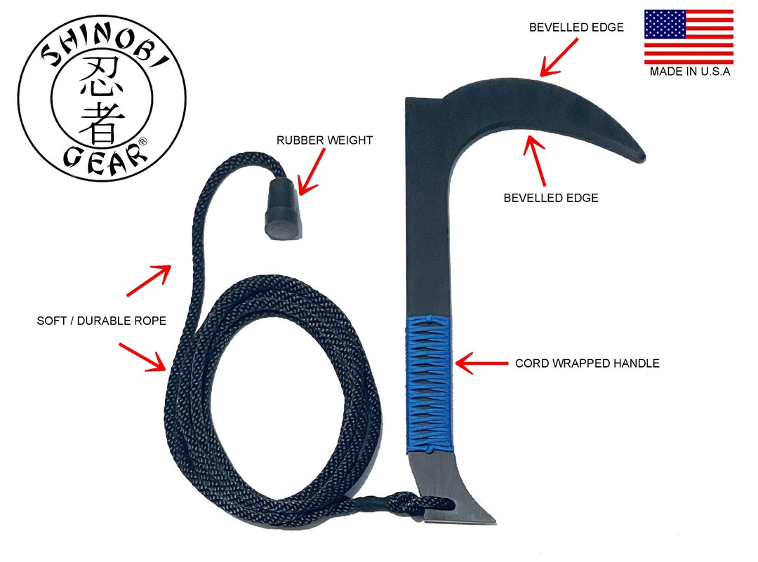 Plastic Ninja Training Kusari Gama V4- Royal Blue Cord Wrap - Etsy