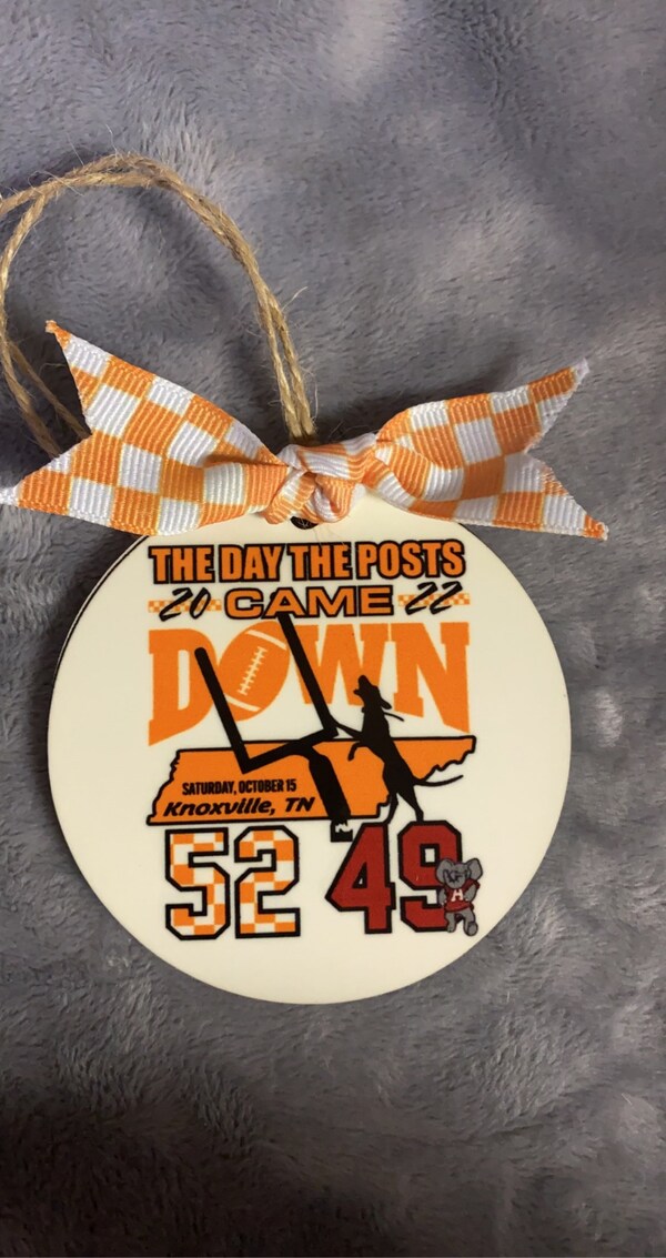 The University of Tennessee Volunteers Christmas Tree Ornament, UT ...