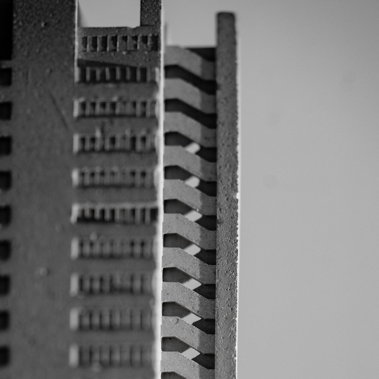 Barbican YMCA - Miniature Concrete Architecture Model: MINI 046 - Etsy