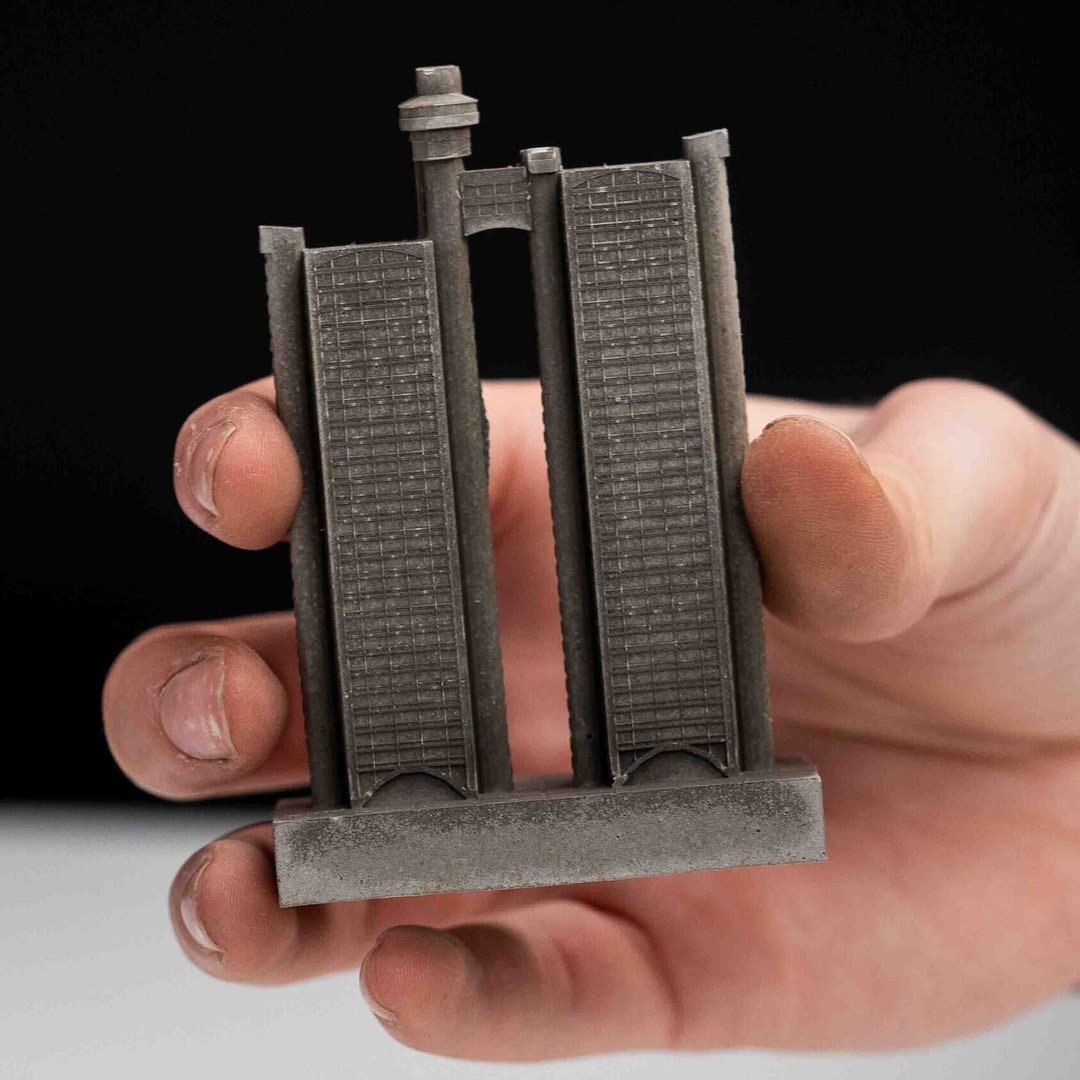Genex Tower - Miniature Concrete Architecture Model: Mini 025 - Etsy