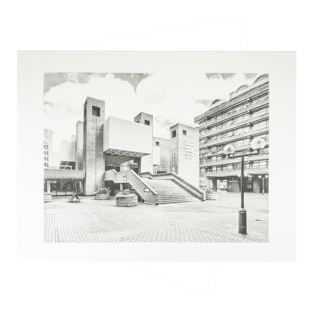 PRINT: the Barbican Centre Entrance Stairs - Etsy