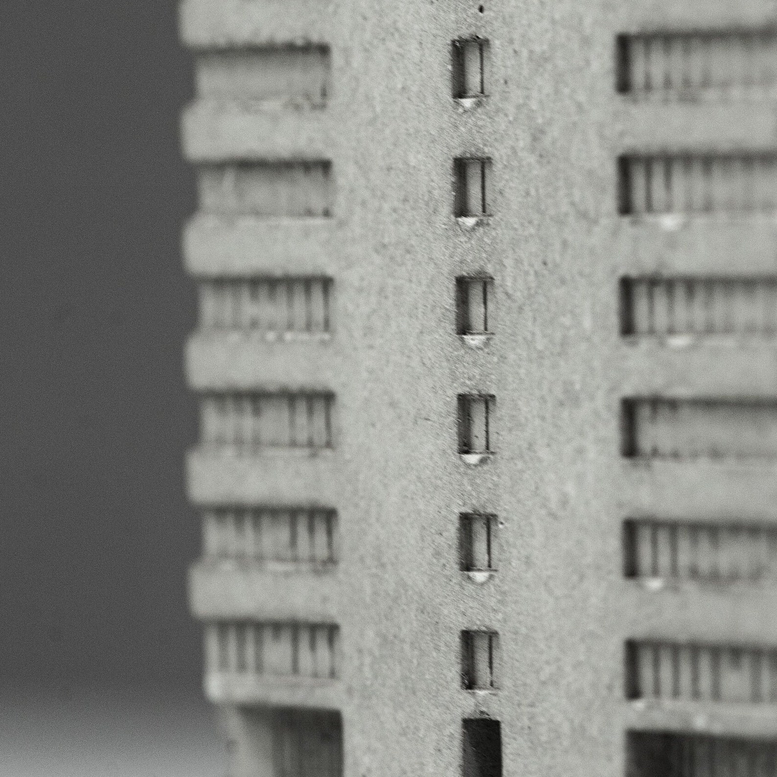 Barbican YMCA - Miniature Concrete Architecture Model: MINI 046 - Etsy