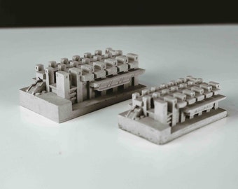 Rudolph Hall, Yale School of Architecture Miniature Concrete ...