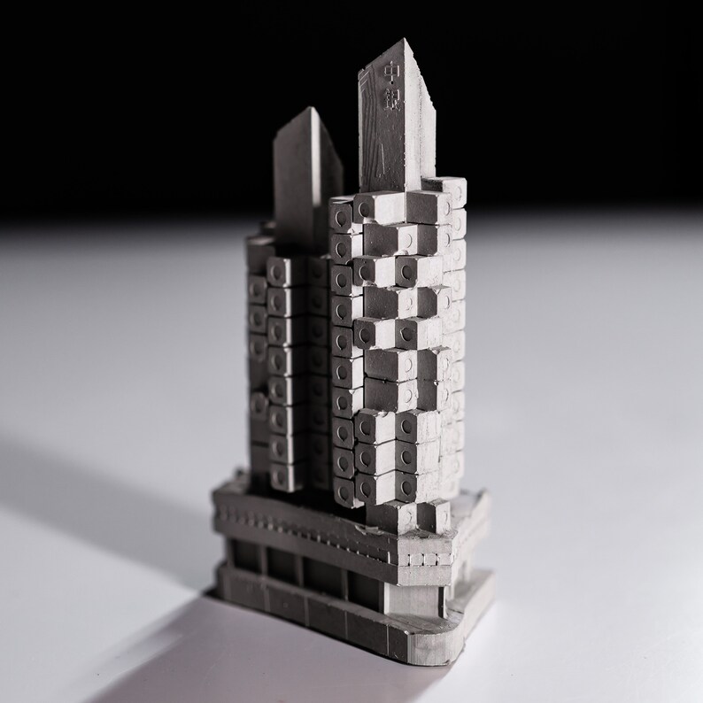 Nakagin Capsule Tower Miniature Concrete Architecture Model: - Etsy