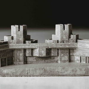 UEA Student Halls - Miniature Concrete Architecture Model- MINI:041 - Etsy