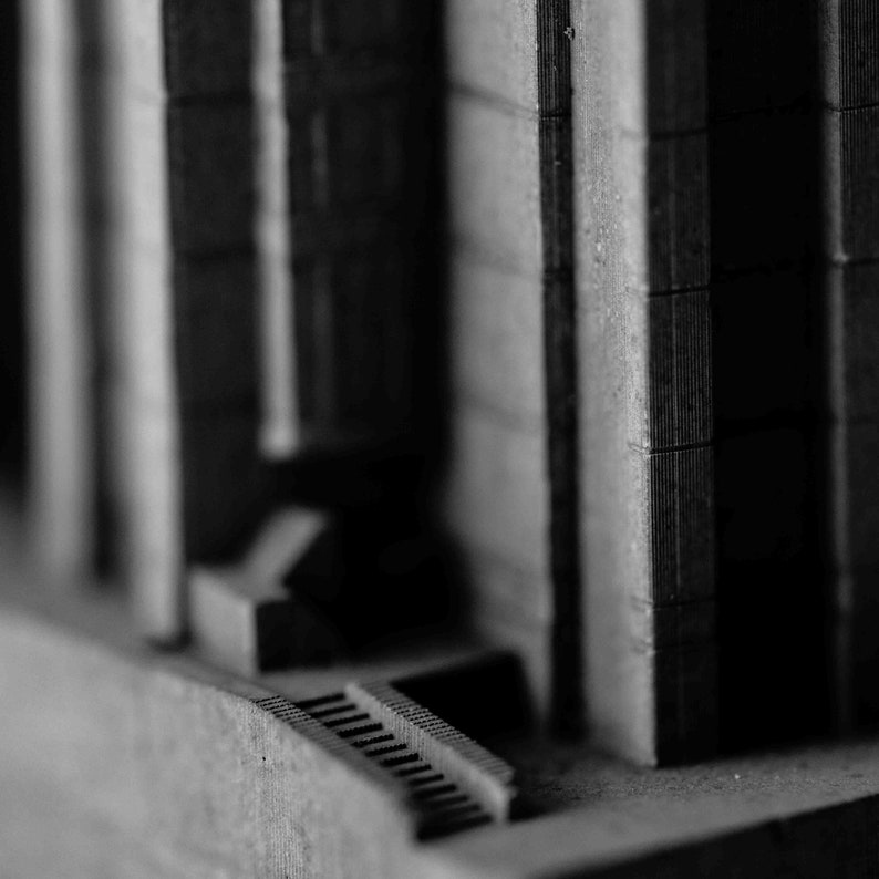 Rudolph Hall, Yale School of Architecture - Miniature Concrete ...