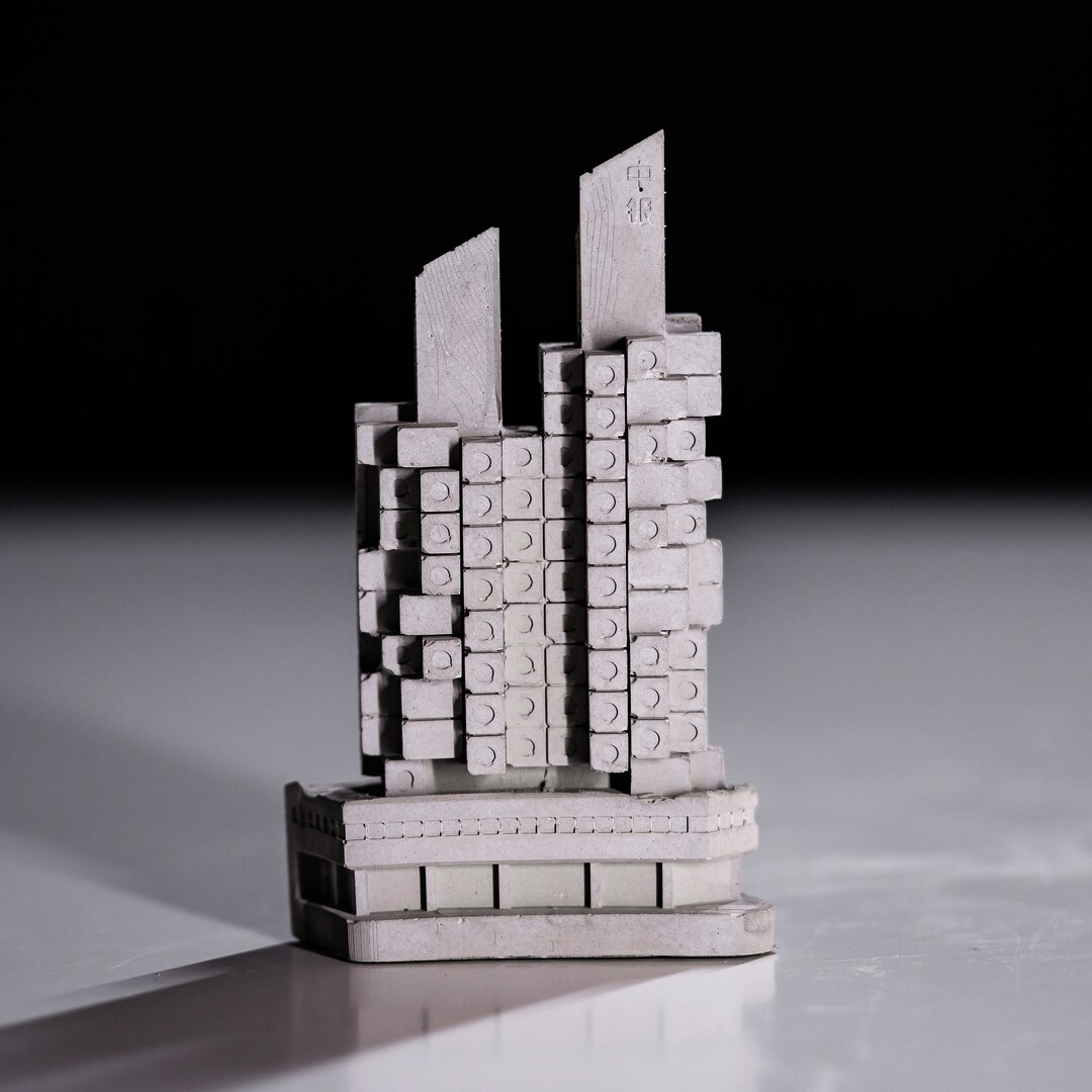 Nakagin Capsule Tower Miniature Concrete Architecture Model: - Etsy
