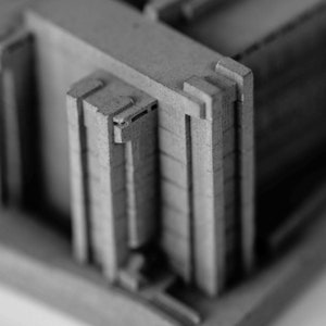 Rudolph Hall, Yale School of Architecture - Miniature Concrete ...