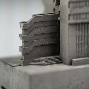 Barbican YMCA - Miniature Concrete Architecture Model: MINI 046 - Etsy
