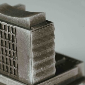 Renold Building - Miniature Concrete Architecture Model: MINI 042 - Etsy