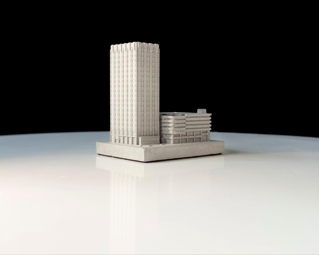 Castlemead Tower and Broadmead Car Park – Miniature Concrete Model: 070 ...