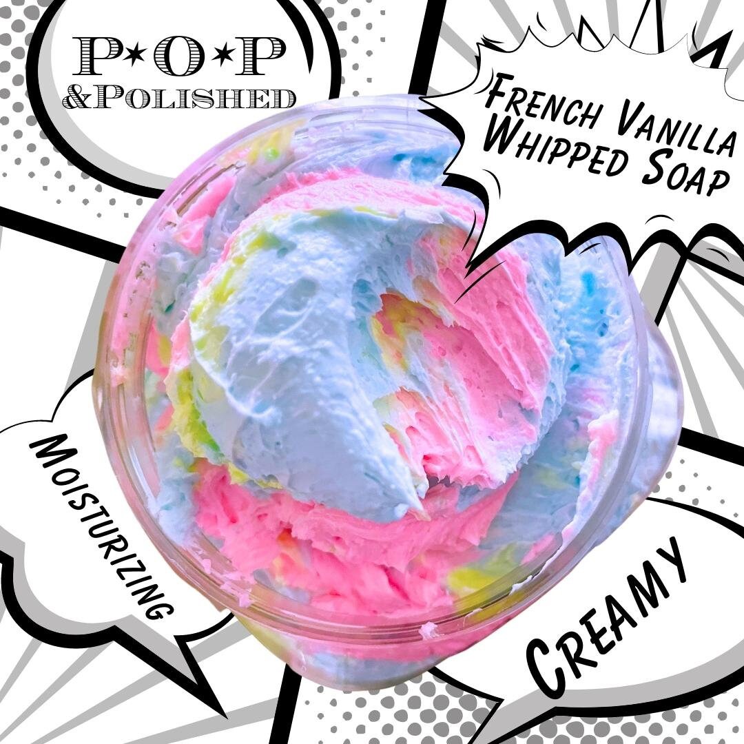 POP French Vanilla Whipped Soap Scrub Sugar - Etsy