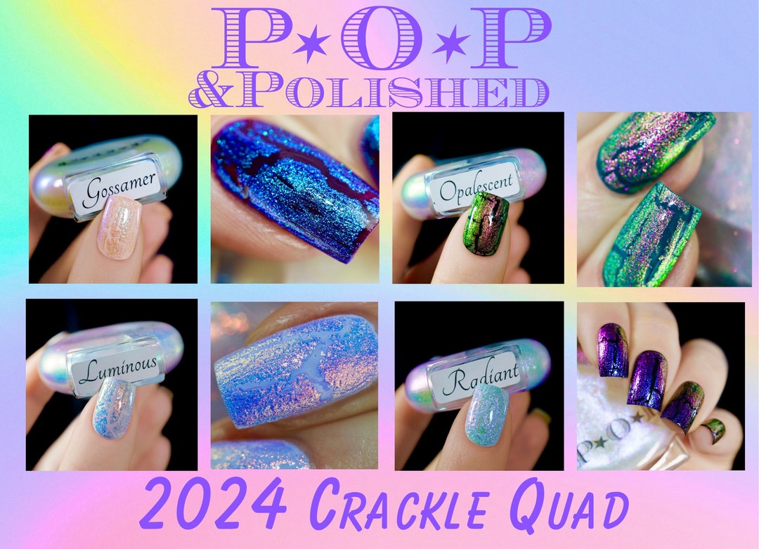 POP 2024 Crackle Quad Topper Set - Etsy
