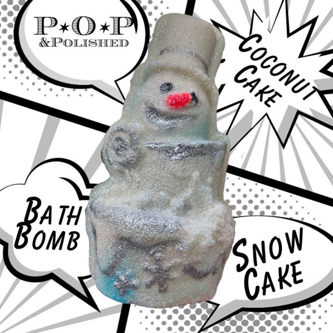 POP Snow Cake Bath Bomb Coconut Cake - Etsy