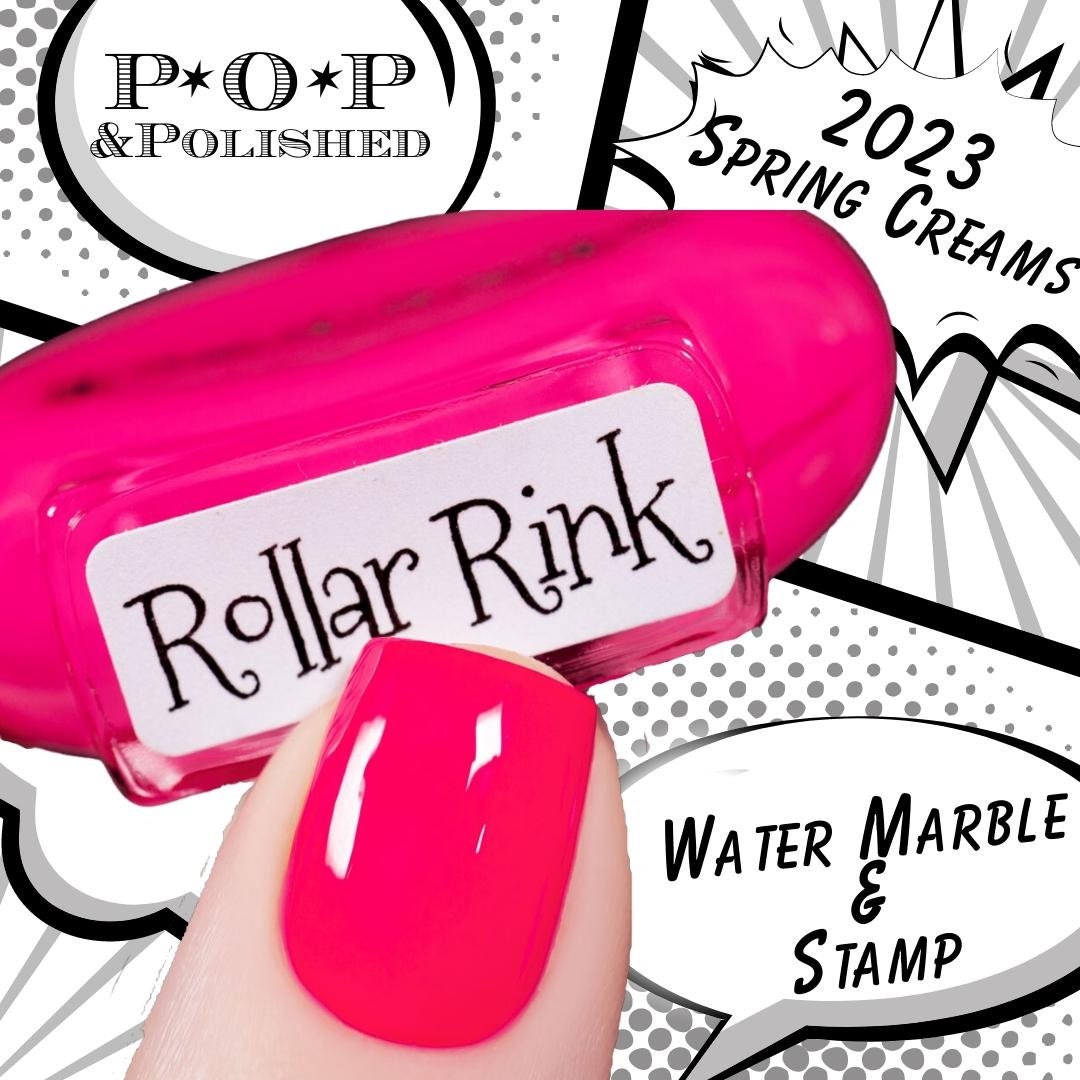 P.O.P Rollar Rink Creme Collection Neon Pink Radioactive Nail Polish ...