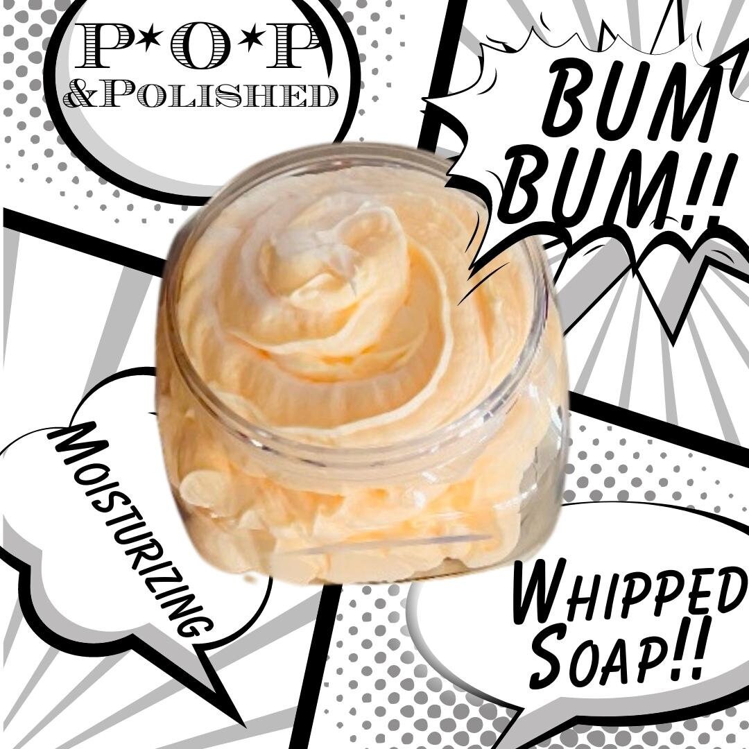 POP BUM BUM Whipped Soap Scrub Sugar - Etsy