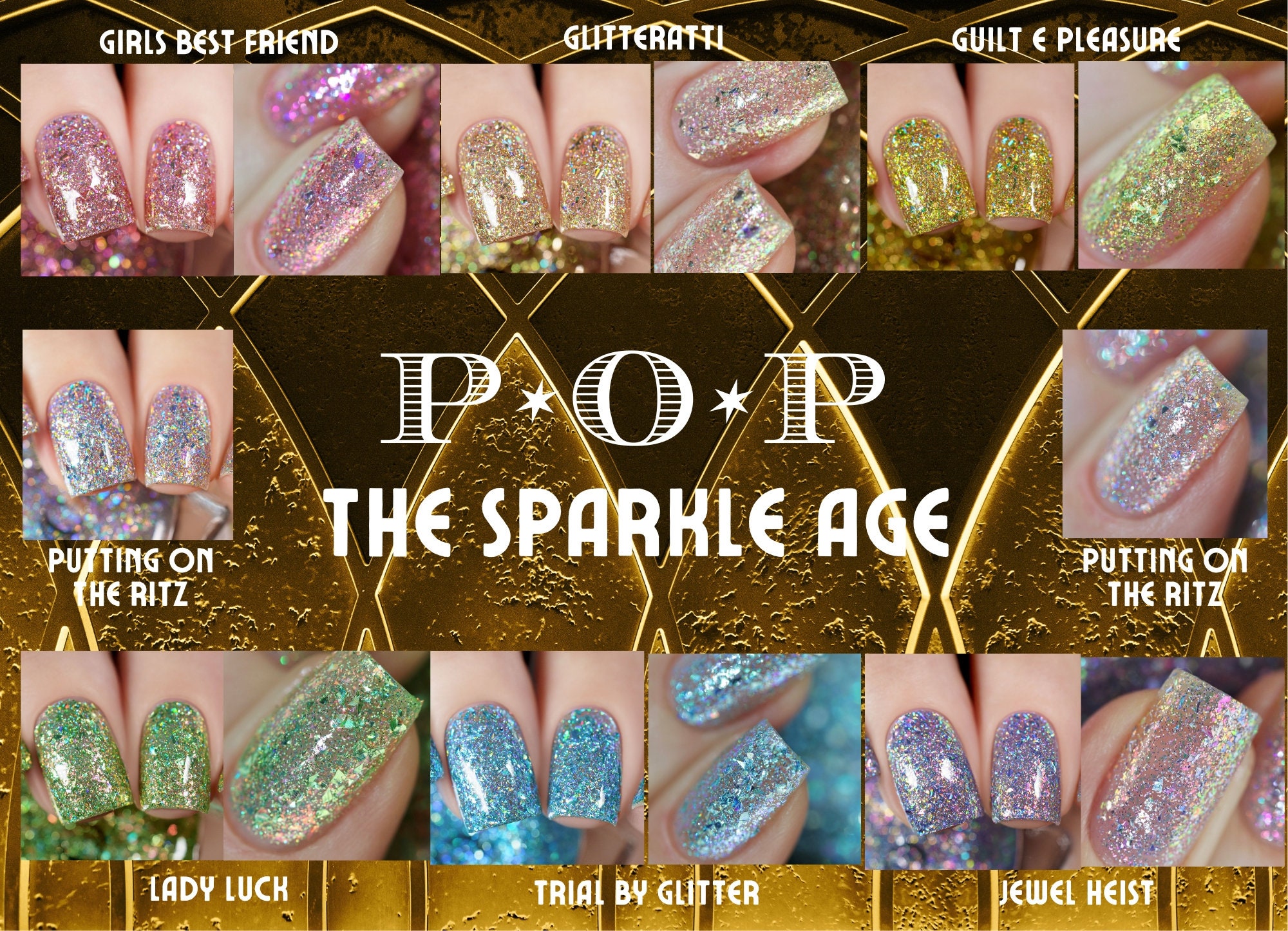 P•O•P the Full Sparkle Age Collection - Etsy