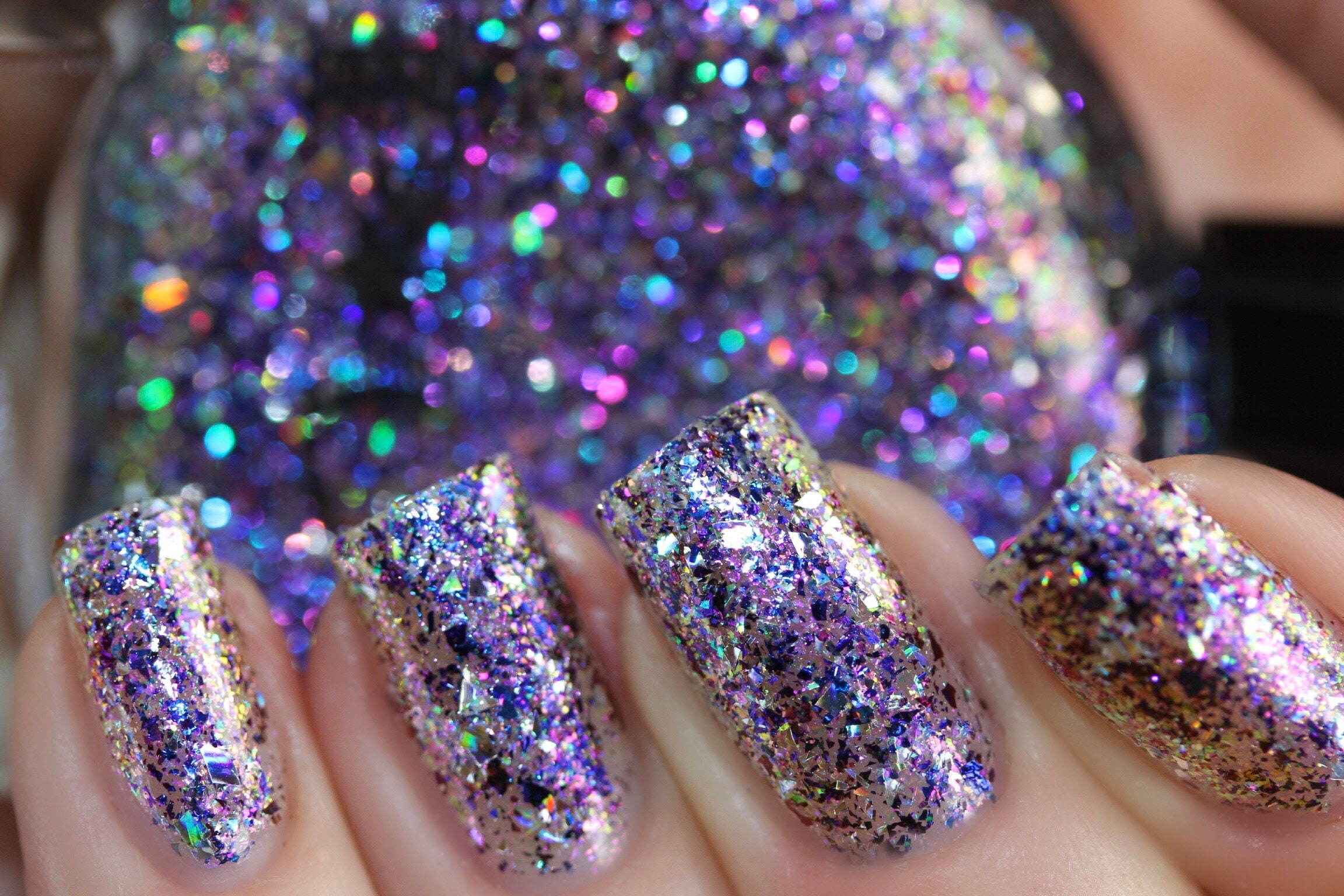 P•O•P Time Square Sparkle New Years Glam Collection Rainbow Iridescent ...