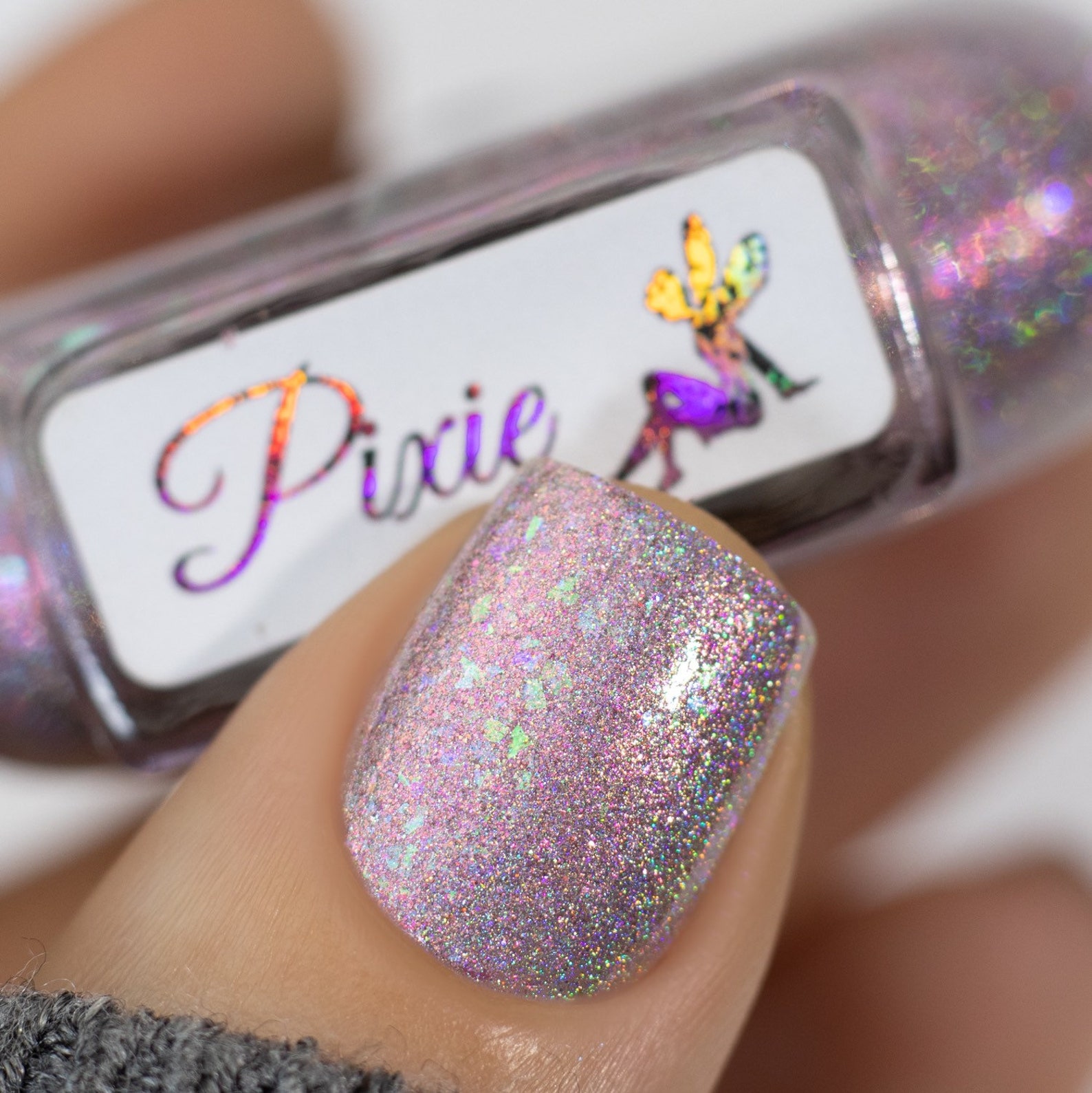 POP Pixie Holodays Collection Pink Linear Holo With - Etsy