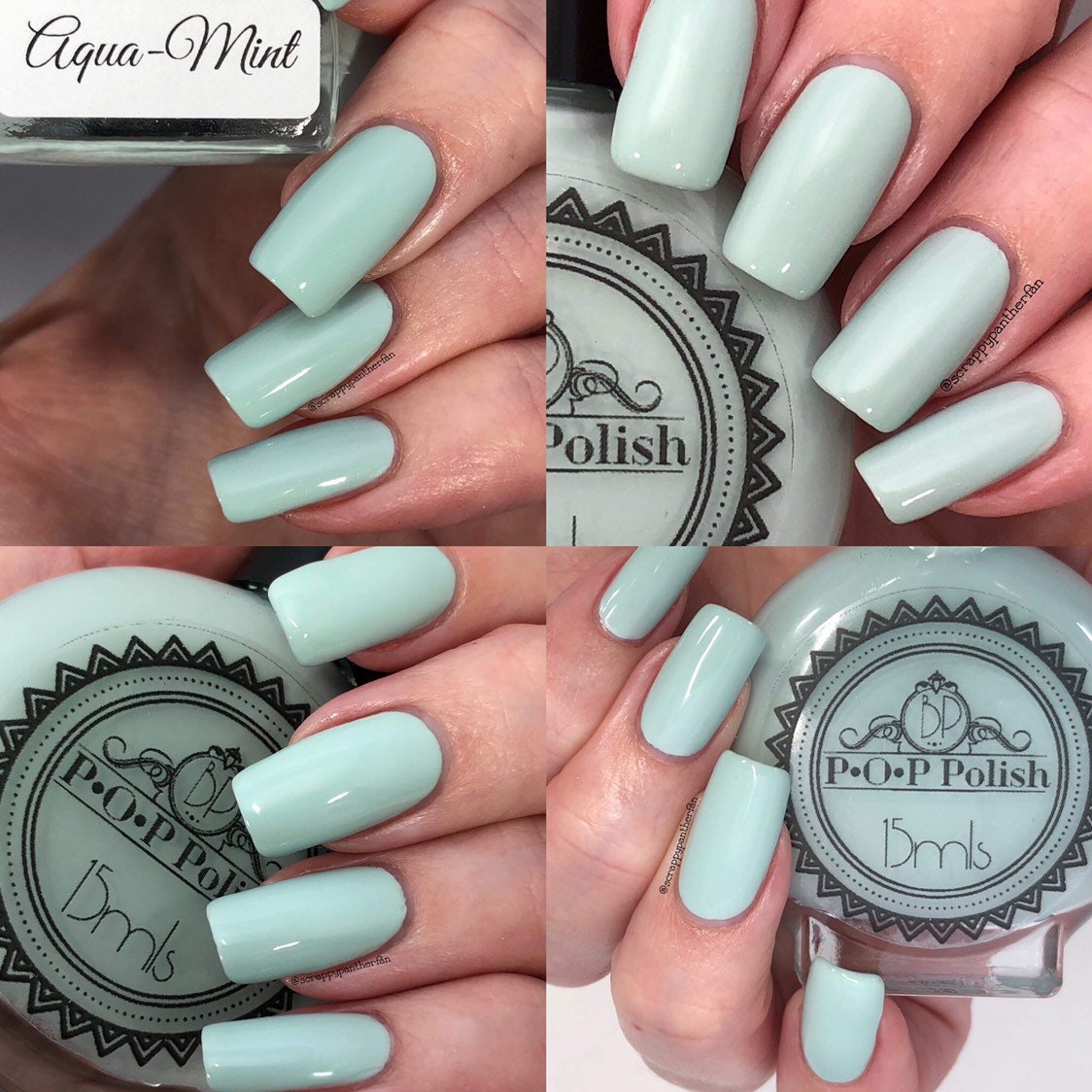 P.O.P Aqua Mint the Creme De La Creme Collection Dusty Aqua - Etsy